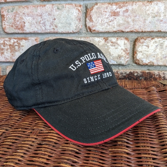 U.S. Polo Assn. | Accessories | Us Polo Assn Black Cotton Baseball Cap ...